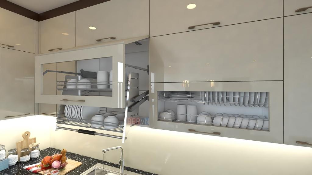 Tủ bếp Acrylic đẹp - Gia đình anh Minh (Phan Đình Phùng) - Bep.vn - Tủ ...
