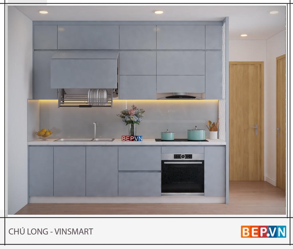 Thiết kế tủ bếp chung cư Vinsmart City - Gia đình anh Long - Bep.vn ...
