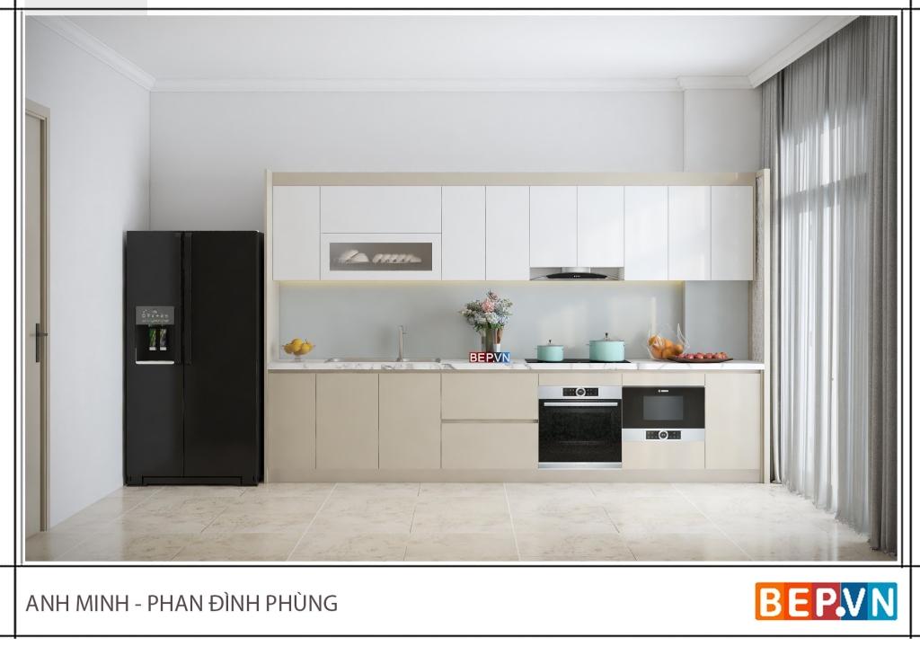 Tủ bếp Acrylic đẹp - Gia đình anh Minh (Phan Đình Phùng) - Bep.vn - Tủ ...