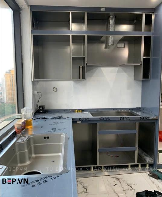 Tủ bếp inox cánh kính - Cấu tạo, phân loại, bảng giá cập nhật mới nhất ...