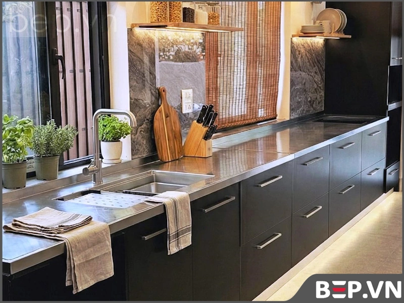 Tủ Bếp Inox 304 Cao Cấp | Báo Giá 2026 - bep.vn